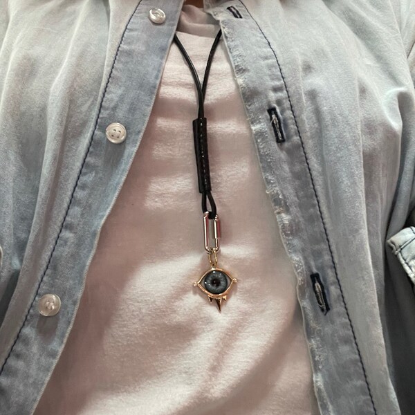 Spike Eye Pendant Eyelashes Charm Diamonds - Etsy