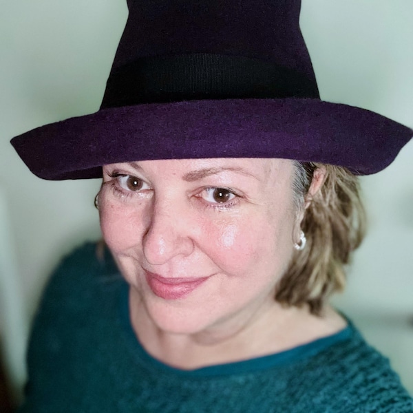 Seagreen Squashed Peachbloom Hat With Vintaged Grosgrain - Etsy