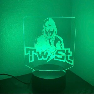 Personalized CUSTOM Multi-color Laser Engraved Edge Lit LED Acrylic ...