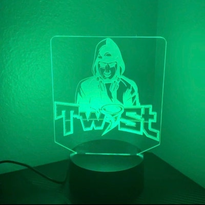 Personalized CUSTOM Multi-color Laser Engraved Edge Lit LED Acrylic ...