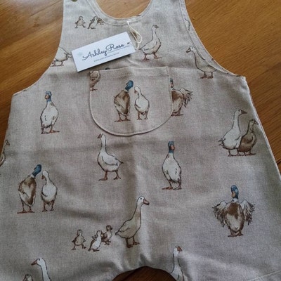 Linen Ladybird, Ladybug Flutter Sleeve Jumpsuit. 0-6 Years. - Etsy