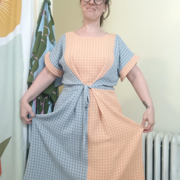 PDF Tie Dress Pattern - Sewing Therapy With a Step-by-step Sewalong ...