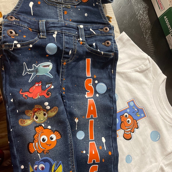 Custom Overalls-any Theme- Any Character - Etsy