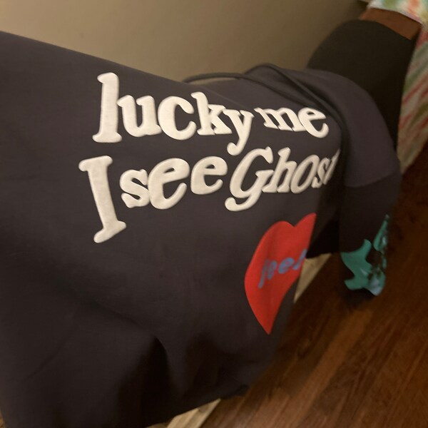 Kanye West LUCKY ME 3D Print Hoodie Unisex, I See Ghosts Hoodie, Cotton ...