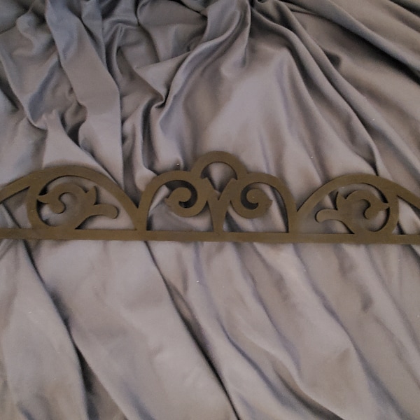 Decorative Wood 24" Scroll Crown, Decor Wall Art - Etsy