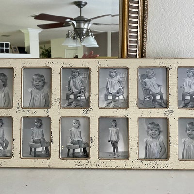 Collage Multiple Opening Picture Frame With 12 Large Wallets 2-1/2x3-1/ ...