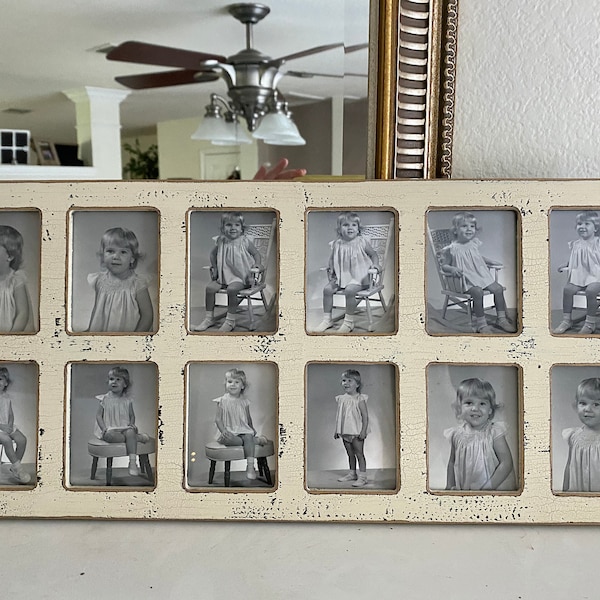 Collage Multiple Opening Picture Frame With 12 Large Wallets (2-1/2"x3 ...