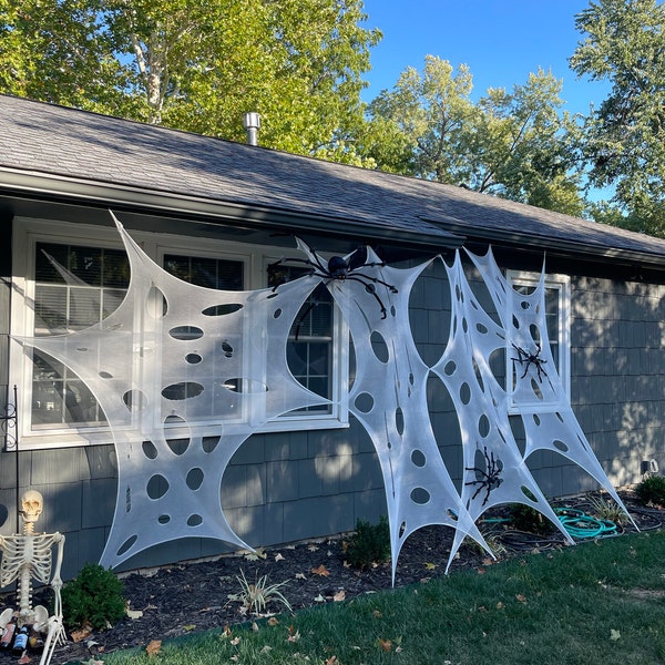 45 Foot Length of Cut-your-own Flexible, Reusable Spider Web - Etsy