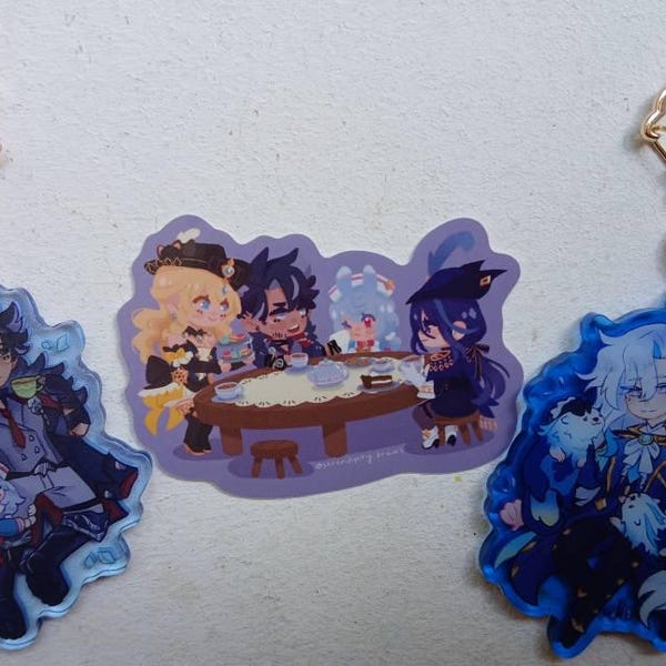 Cute MXTX Animal Stickers - Set of 6 - Etsy