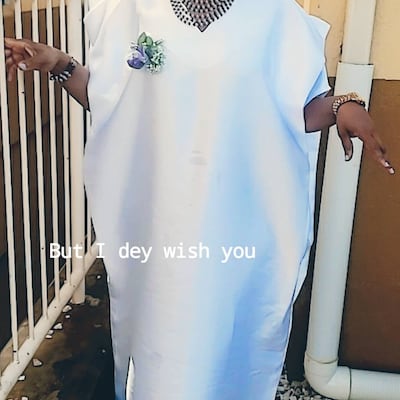 White Organza Bubu, Embroidery Bubu, Boubou, Party Dress, Bubu ...