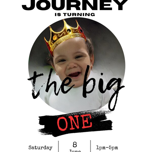 Toy Birthday Invitation, to Infinity and Be One, 1st Birthday ...