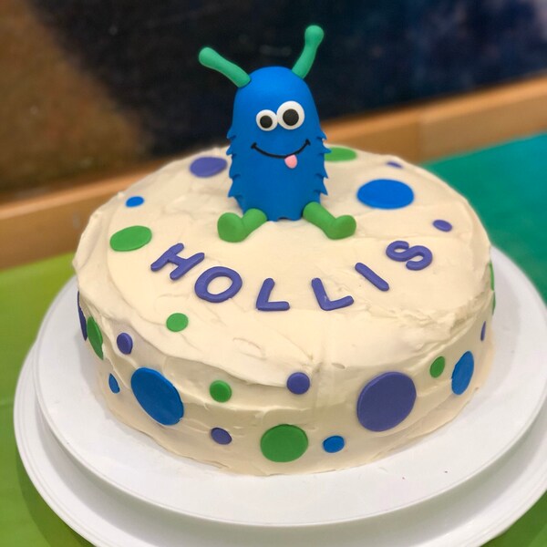 Fondant Monster Cake Toppers - Monster Cake - Fondant Monster Toppers ...