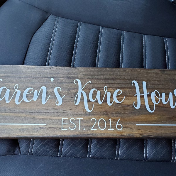 Personalized Welcome Sign, Custom Welcome Sign, Entryway Signs, Wood ...