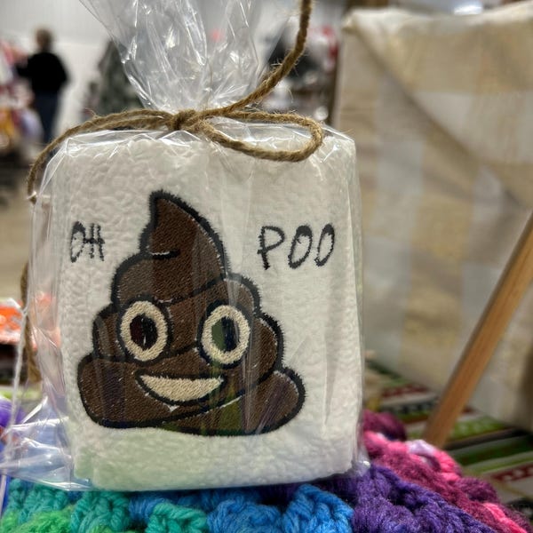 Poop Machine Embroidery, Poop Embroidery Design, Funny Embroidery, Cute ...