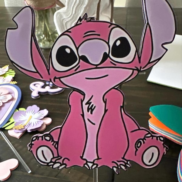 Personalized Stitch Cake Topper - Birthday Party Decor - Etsy