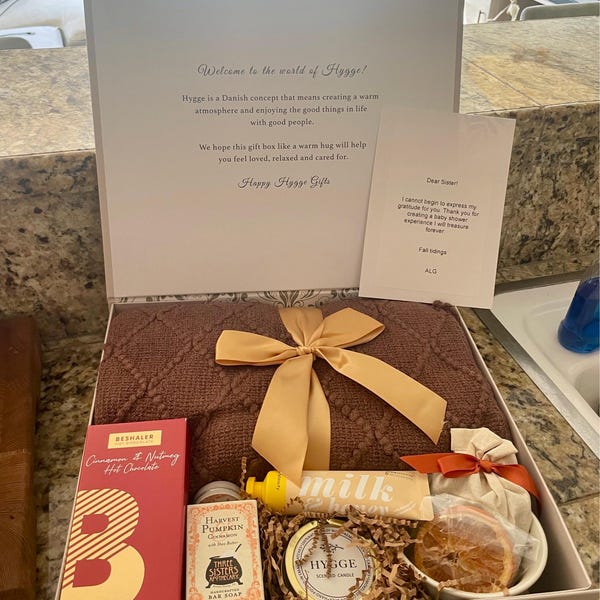 Soothing Sympathy Gift Baskets With Blanket, Candle & Socks Self Care ...