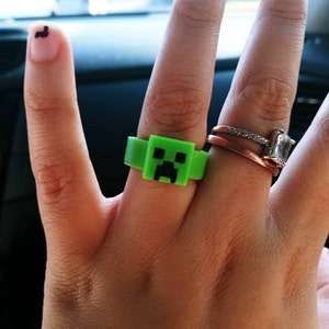 Minecraft Assorted Kids Ring Panda Arctic Fox Axolotl - Etsy