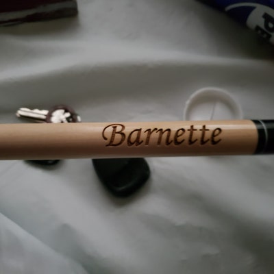 Two Piece Red and Blue Details With Wrap Pool Cue Stick With Custom ...