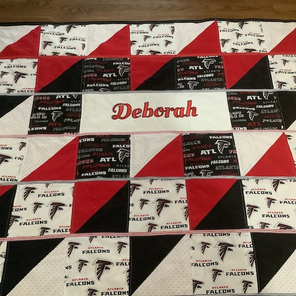 Atlanta Falcons Cotton Fabric 100% Cotton Officially Licensed - Etsy