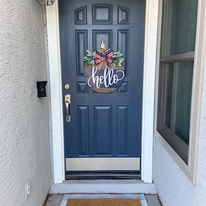 Front Door Decor Funny Door Sign Welcome Just Kidding Please Go Home ...