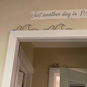 Wave Sign Wire Wall Art Ocean Wave Decor Surf Wall Art - Etsy