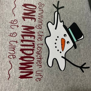 Melting Snowman Instant Digital Download Svg, Png, Dxf, and Eps Files ...