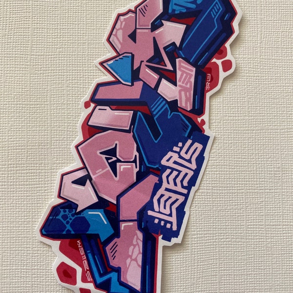 Custom Word 3d Print Graffiti Handstyle Custom Word 3d Print - Etsy
