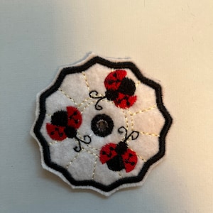 Lady Bug Ladybug Micro Mini Tiny Machine Embroidery Designs, Set of 4 ...