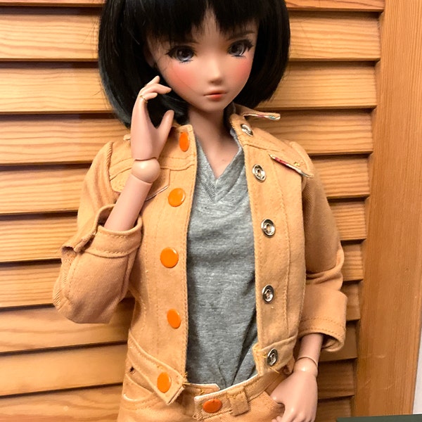 DOLL DENIM JACKET, Doll Clothes Patterns Pdf, Doll Jean Jacket, Smart ...