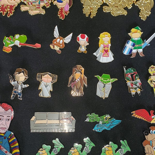 Star Wars Pin Set,pin Set,yoda Enamel Pin,enamel Pins,star Wars Gift ...