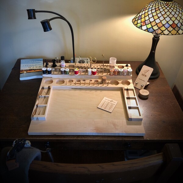 Fly Tying Table hardwood - Etsy