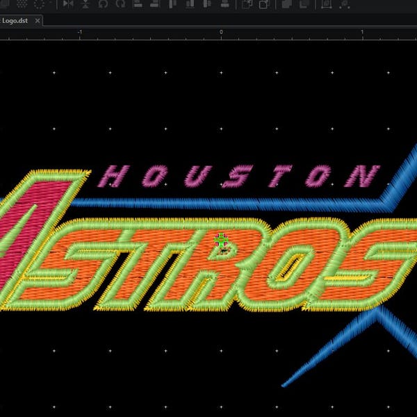 Astros 1994 Logo DST File - Etsy