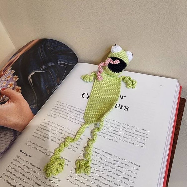 Frog Bookmark Crochet Pattern Amigurumi PDF Pattern - Etsy