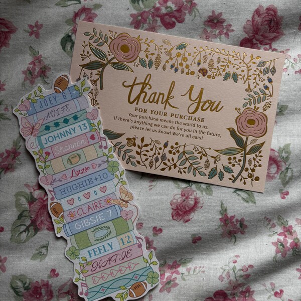 Bakery Bookmark | Bake a Book Boyfriend Recipe Bookmark | Bookish Gift ...