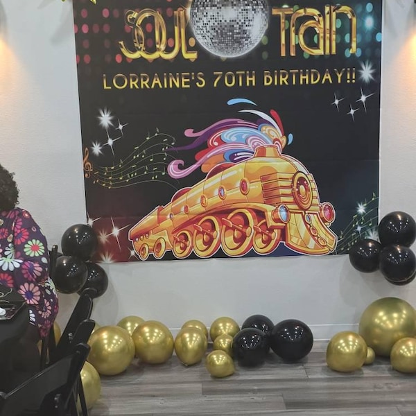 Soul Train Photo Backdrop: 80s 90s Disco Party Photography Background ...