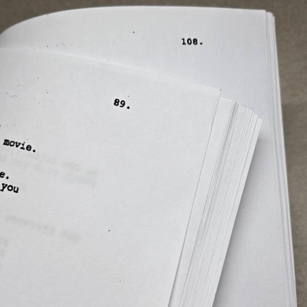 Beetlejuice Movie Script Signed Autographed Signature Reprints - 134 ...