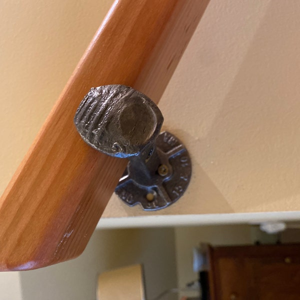 Railroad Spike Handrail Bracket - Etsy