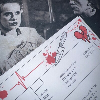 Daily Notepad Killer Note Pad Pastel Goth Daily Planner True Crime Memo ...