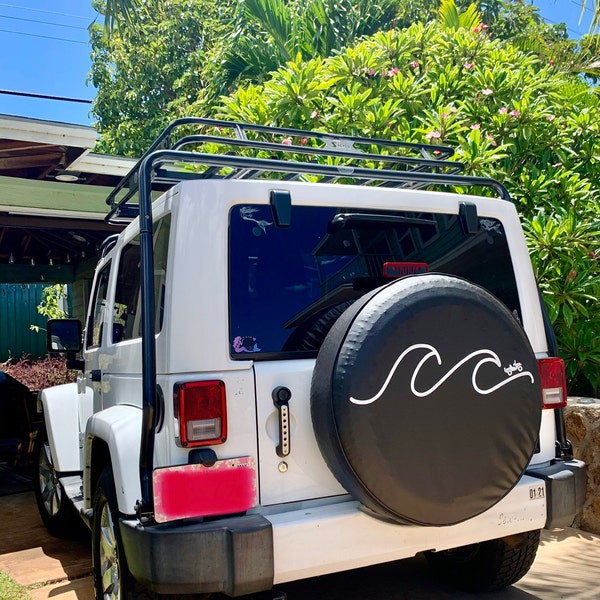 Beach Wave Tire Cover: Weatherproof, Heavy-duty, Vinyl - Etsy