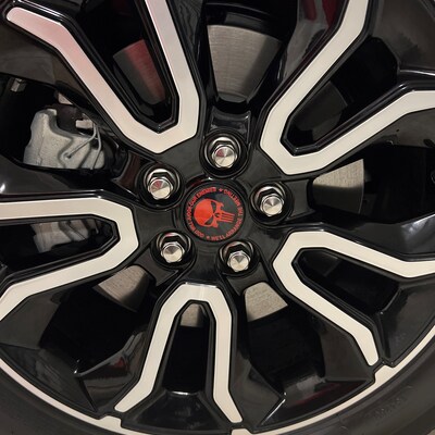 Volvo Logo Set 4 30-120mm Silicone Sticker for Wheel Caps, Laptop ...