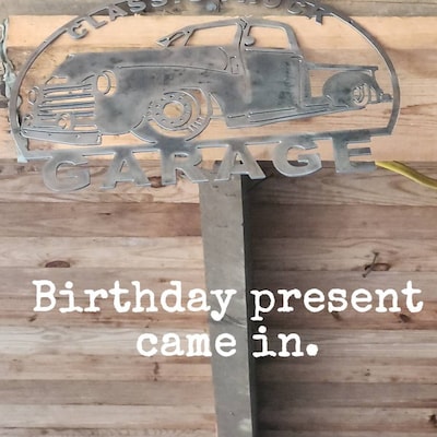 1955 1956 Classic Truck Garage Metal Sign - Etsy