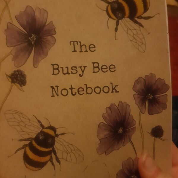 The Busy Bee Notebook Eco Jotter Journal Sketch Book A5 Pad Stationary ...