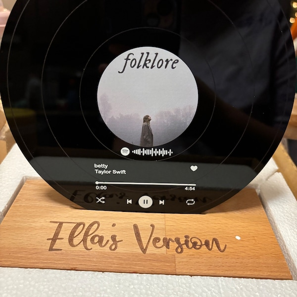Song Personalized Record - Birthday Gift for Her - Anniversary Gift for ...