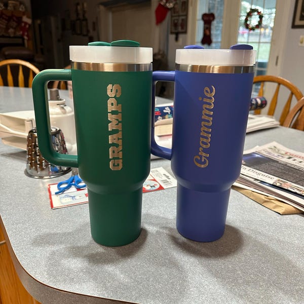 Stanley Name Engraved Laser Engraved Cup Tumbler Custom Laser Engraved ...