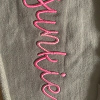 Embossed 3D Puff Embroidery Font Puff Foam Embroidery Font Puffy ...