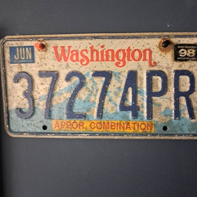 REALLY CRAPPY Set of 10 Authentic License Plates Worn Out, Banged Up ...