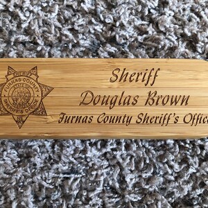 Police // Personalized Engraved Maple Pen Box Set // Trooper // Deputy ...