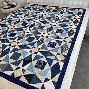 PDF African Queen Pattern for 2 Sizes of Quilt Tops 65x65, 85x85 - Etsy