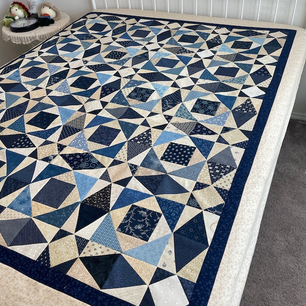 PDF African Queen Pattern for 2 Sizes of Quilt Tops 65"x65", 85"x85" - Etsy