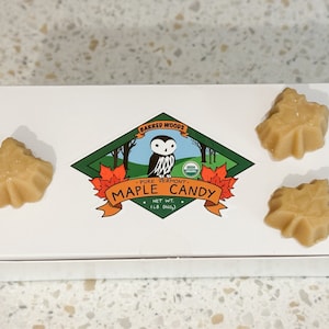 Maple Candy Gold Gift Box of 15 Maple Leaf Candies Free Shipping - Etsy